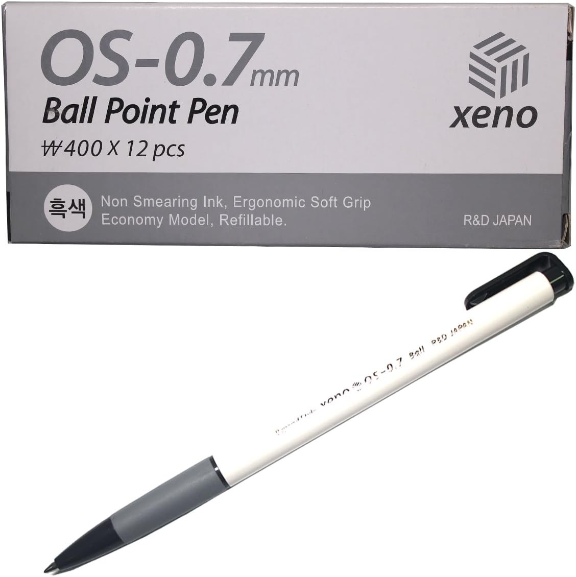 Amazon.com : x12 Xeno Ergonomic Soft Grip OS- Ball Point Pen - 0.7mm ...