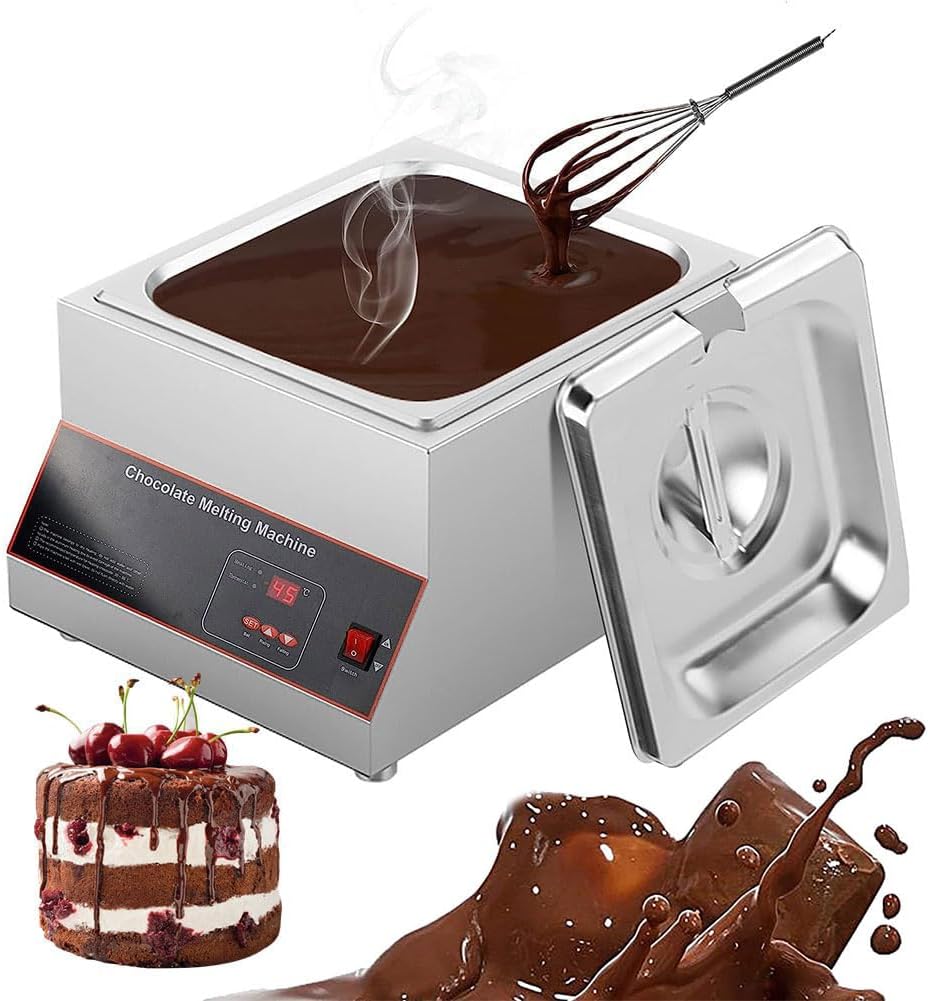 Amazon.com: KJLYLPP Commercial Chocolate Melter, 500W Digital Chocolate ...