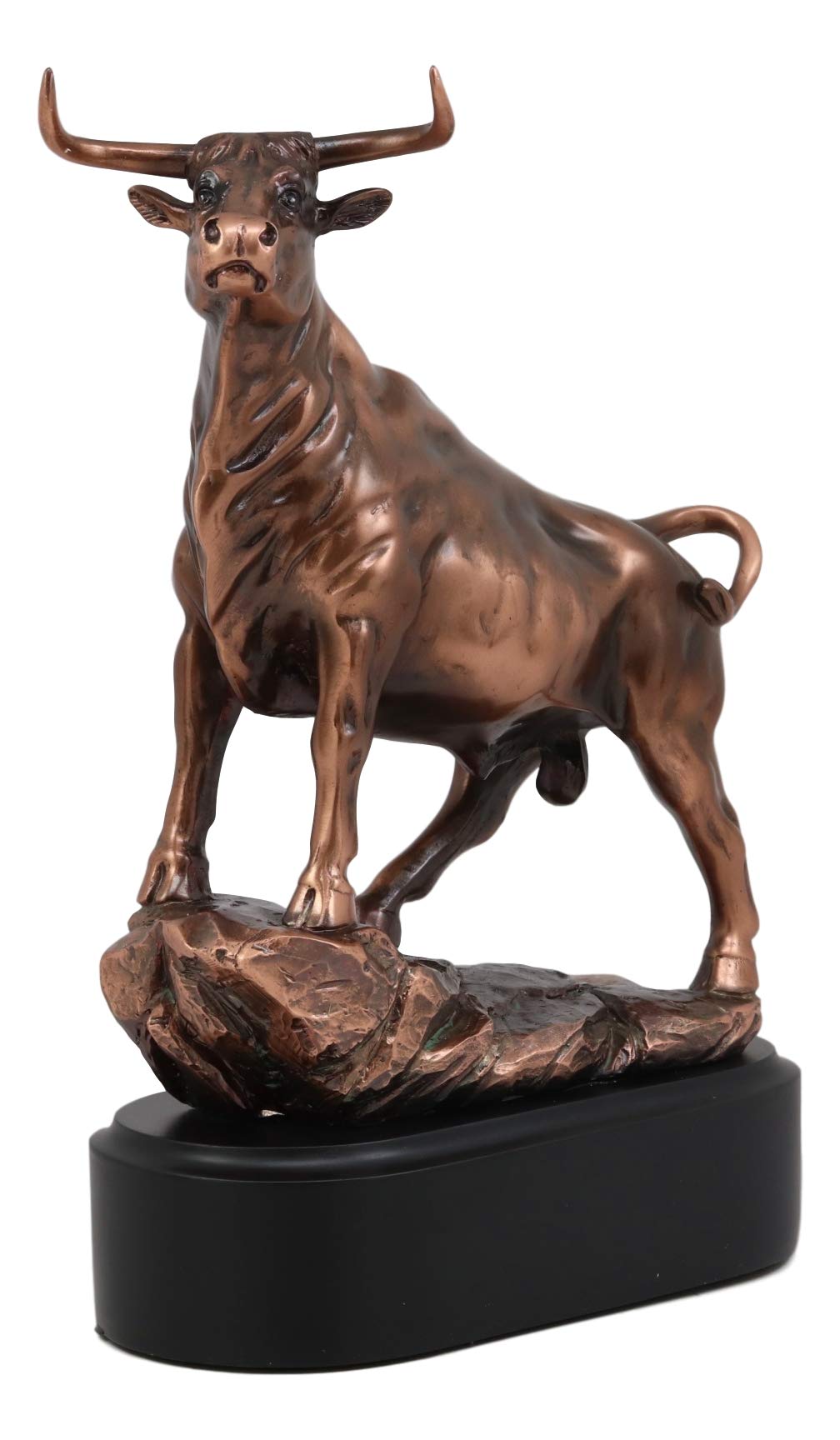 Ebros Wall Street Stock Market Symbol Victorious Bull On Pride Rock ...