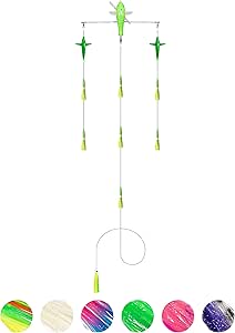 Amazon.com : BLUEWING 18in Fishing Spreader Bar Port Canyon with 6in ...