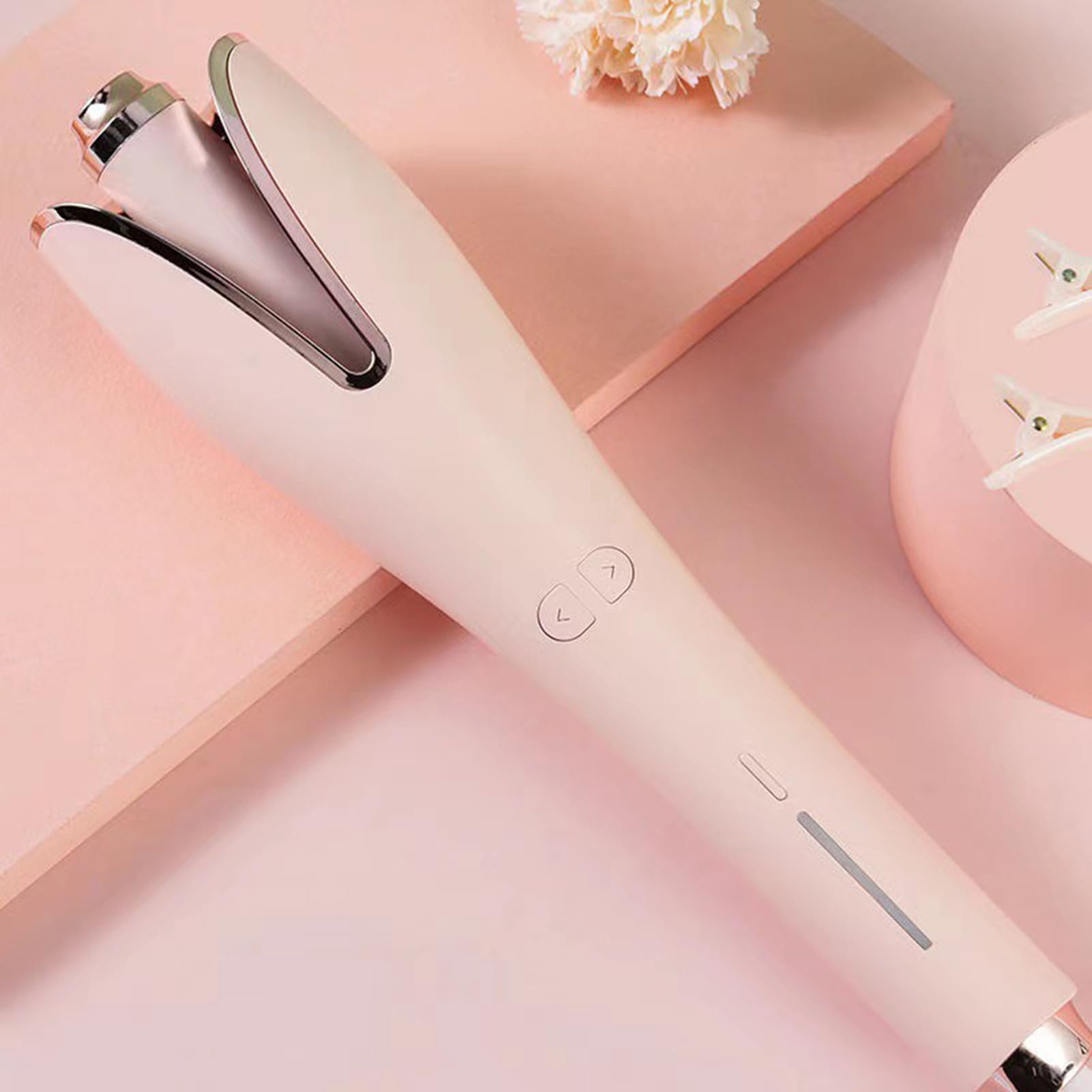 Automatic Hair Curling Iron, 360° Rotating Hair Wave Curler, Fast ...