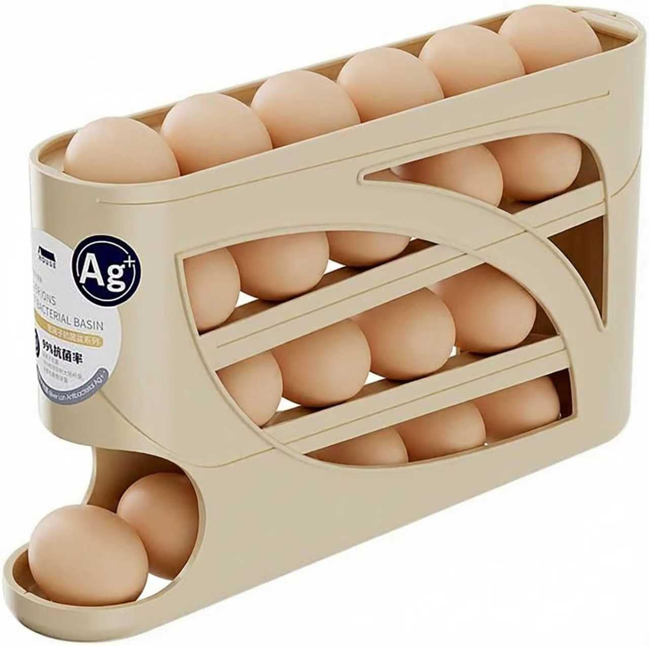 Amazon.com: Fridge Egg Holder, 30 egg organizer/tray for refrigerator ...