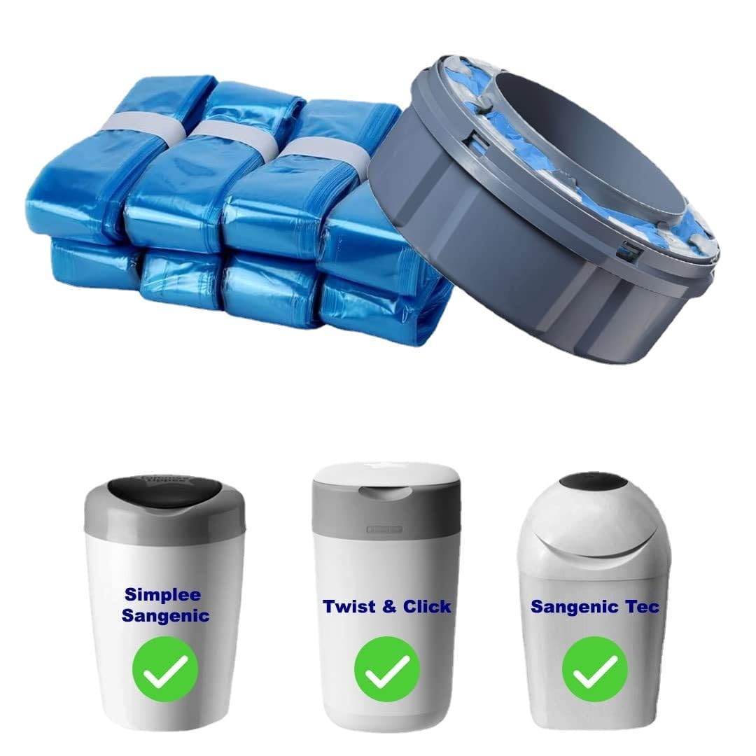 Amazon.com: Diaper Pail Refills | Includes 9 Diaper Refill Rings &1 ...