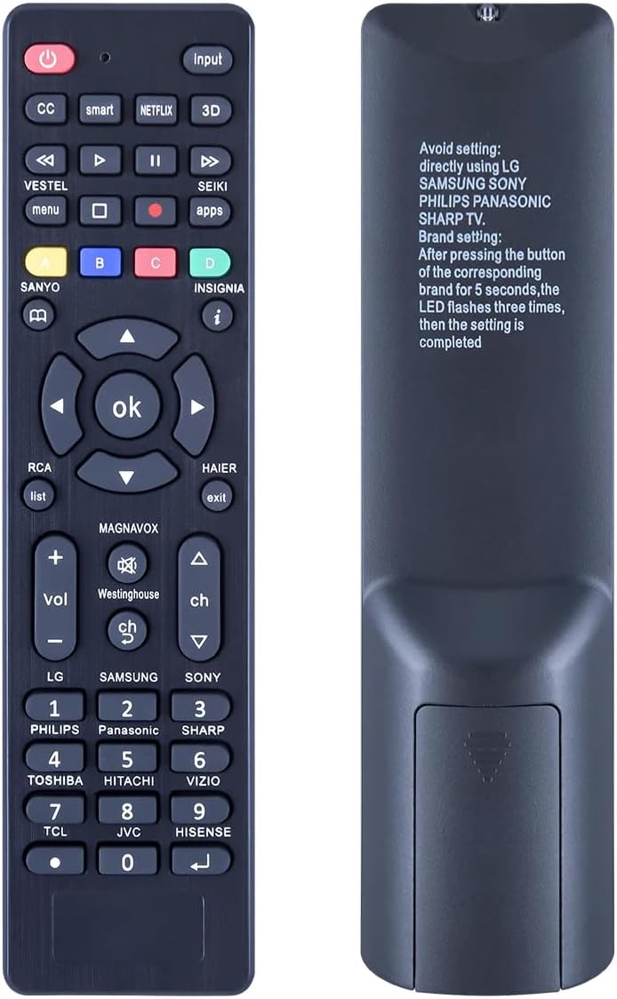 GOUYESHO RC-G008 Universal TV Remote Control Compatible with Samsung ...