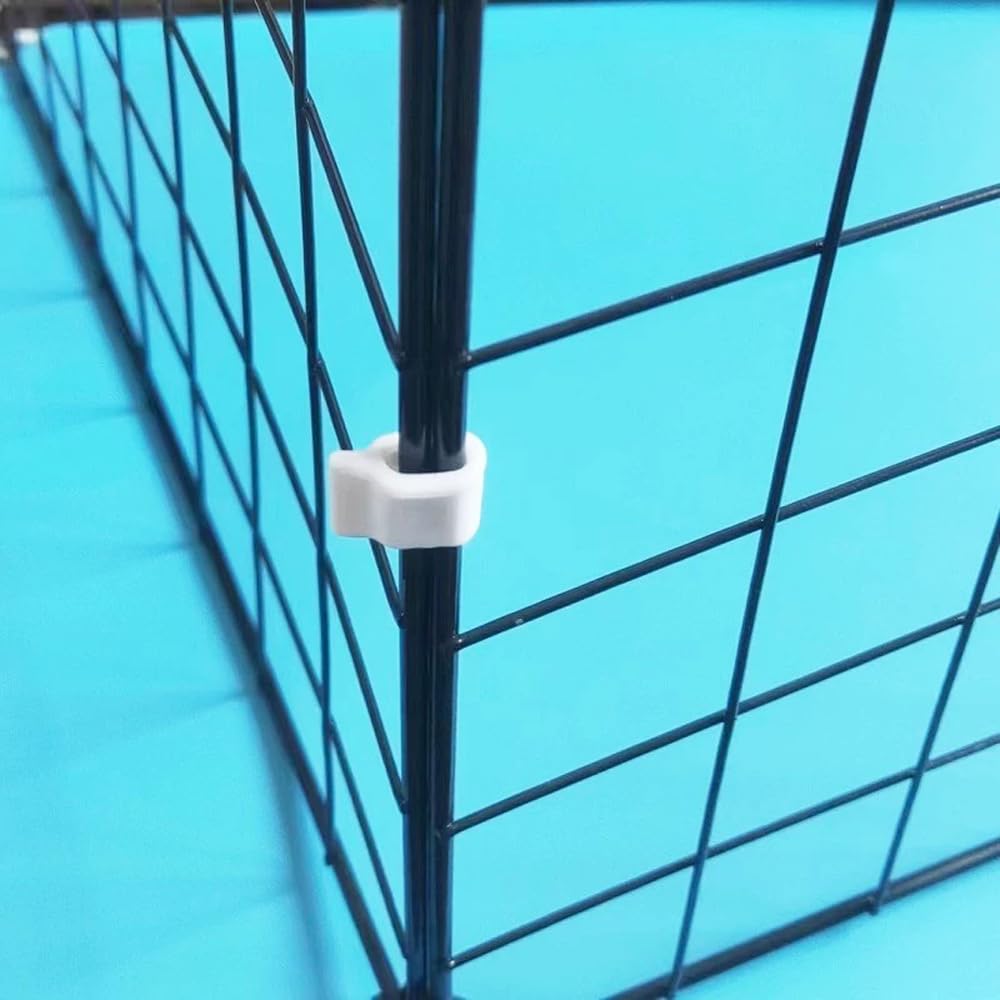 Snapklik.com : 50 Pack Wire Cage Clips Cat Cage Door Latch Buckle Lock ...