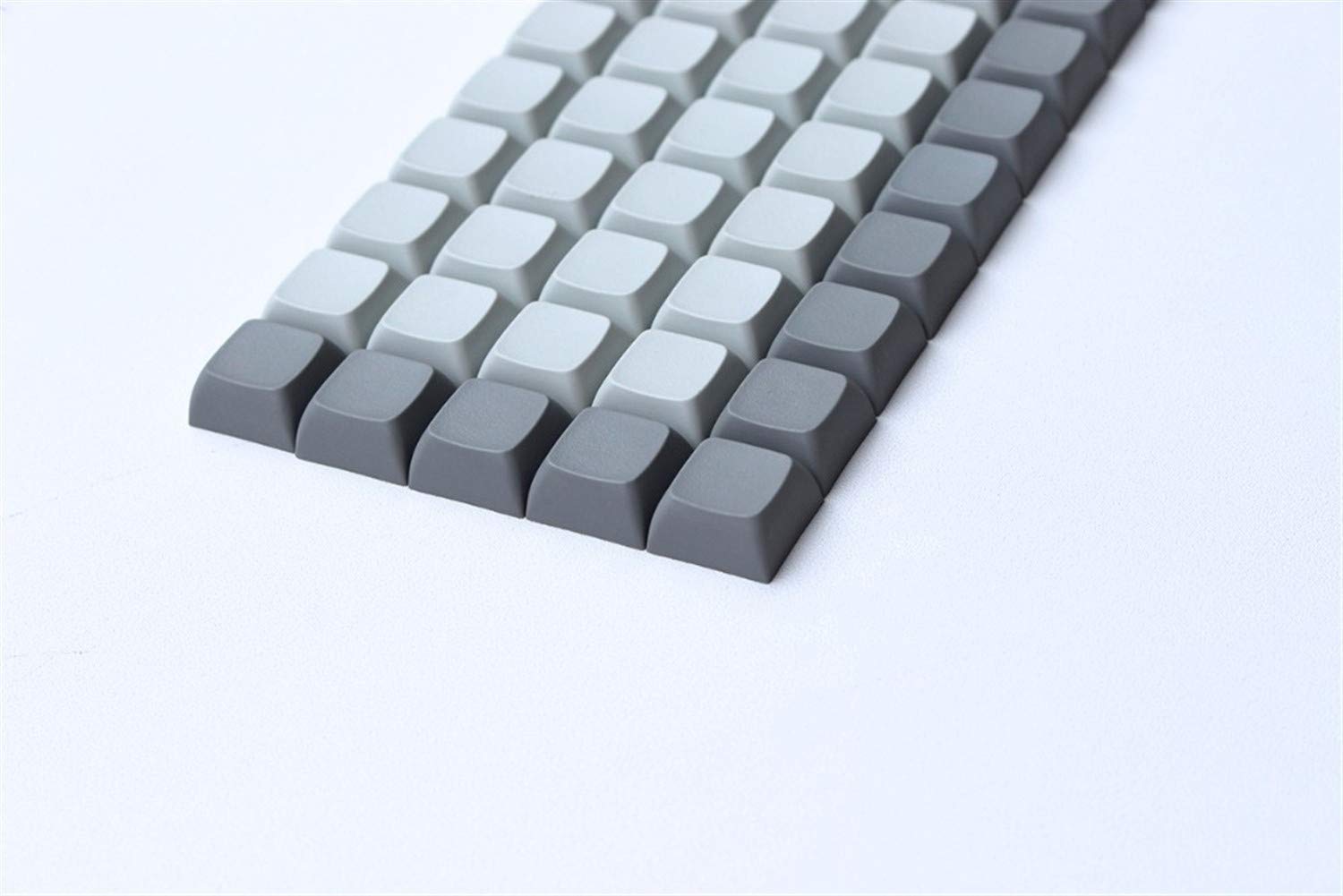 Buy Keyboard keycaps 76 PCS Blank Keycap Thick PBT Blank Key Set ...