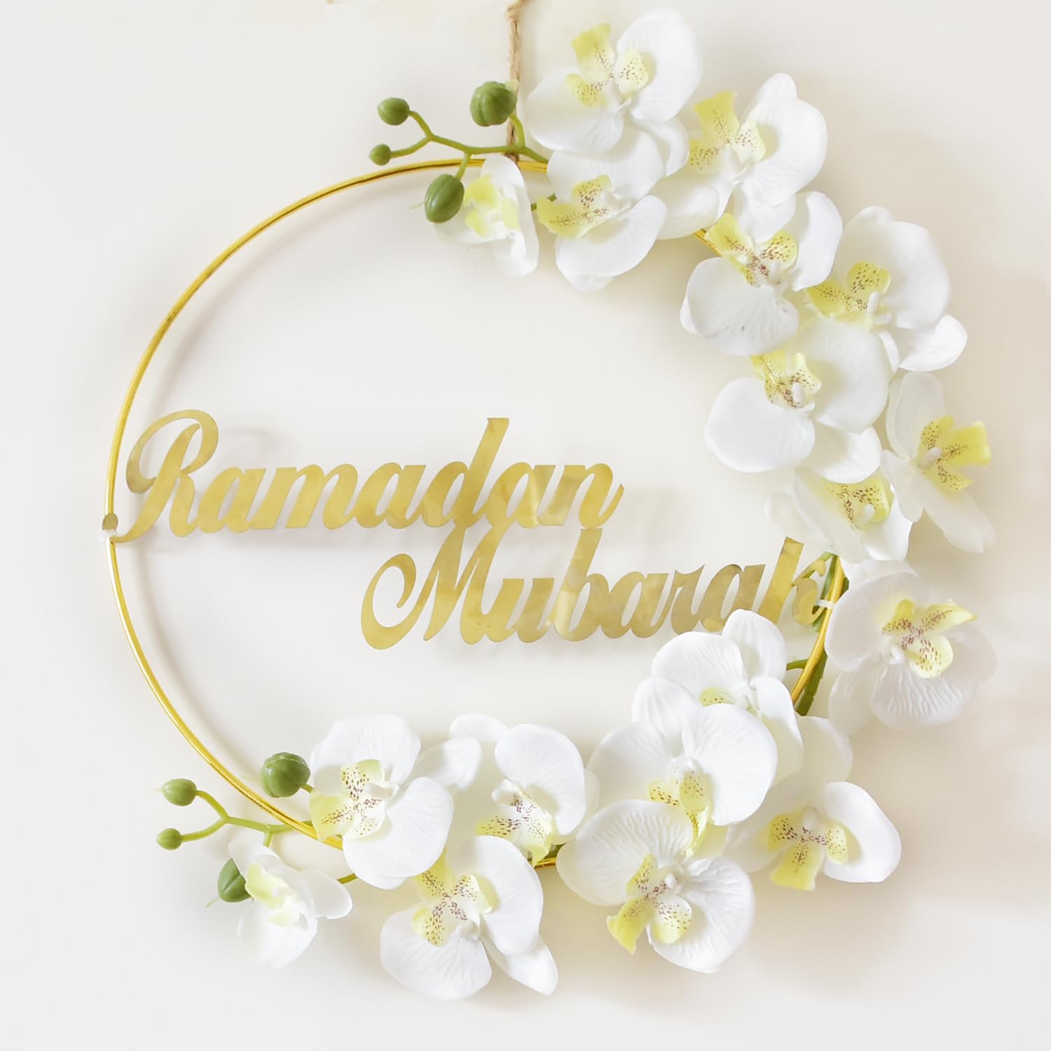 Amazon.com: Ramadan Mubarak Wreath, Wreath Ramadan Decorations for Home ...