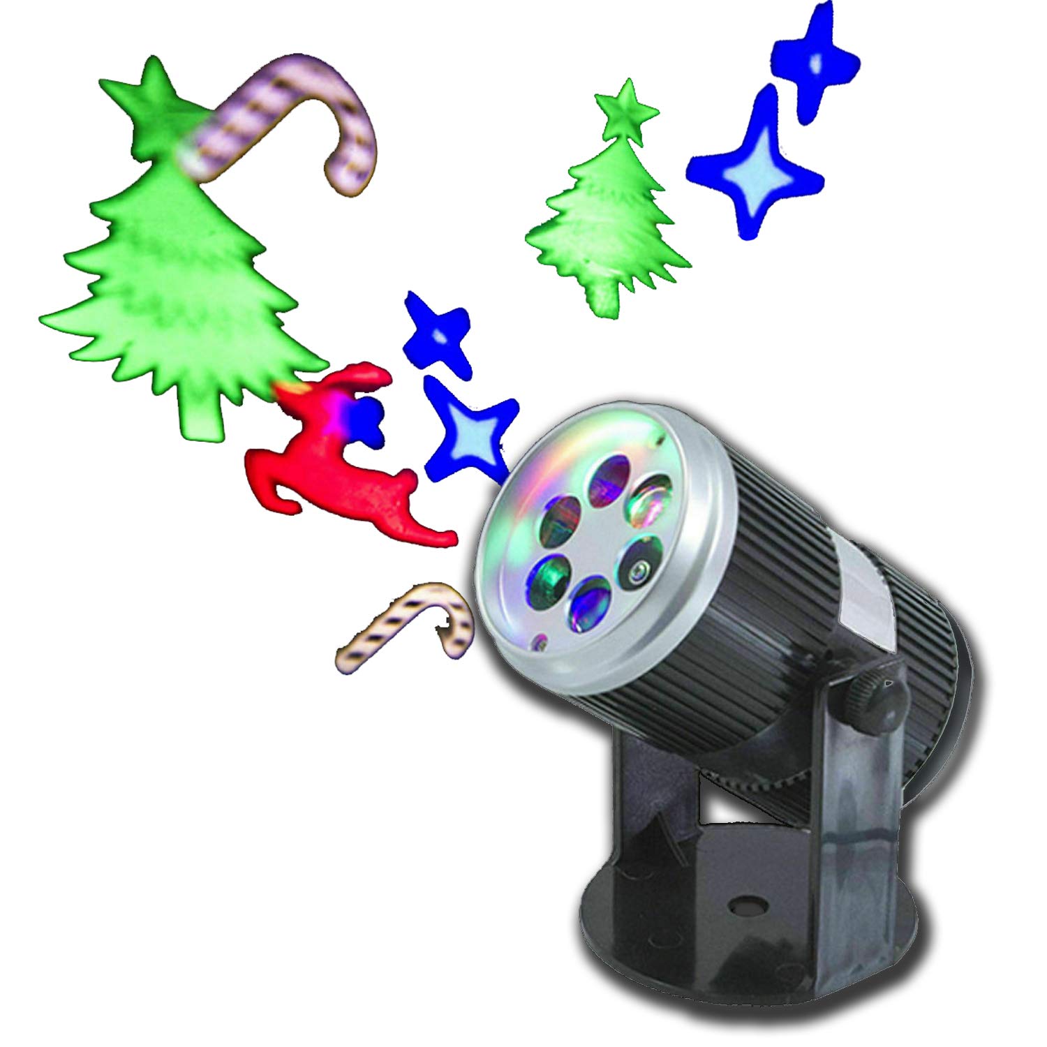 Lumineo Indoor LED Christmas Light Projector Multicolour Lights & Sound ...