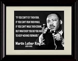 Amazon.com: Martin Luther King Jr Quote - Keep Moving Forward - Framed ...