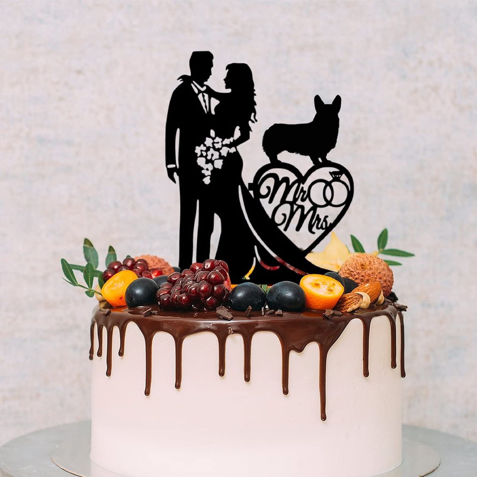 Cake Topper Corgi Wedding at Michael Bigby blog