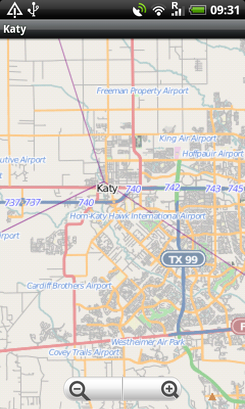 Mapa De Katy-texas Y Sus Alrededores Mapas Y Aeropuerto De Houston