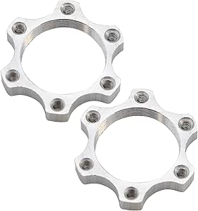 Amazon.com: Generic 2 Pcs Bike Bicycle Freewheel Threaded Hubs Disk ...