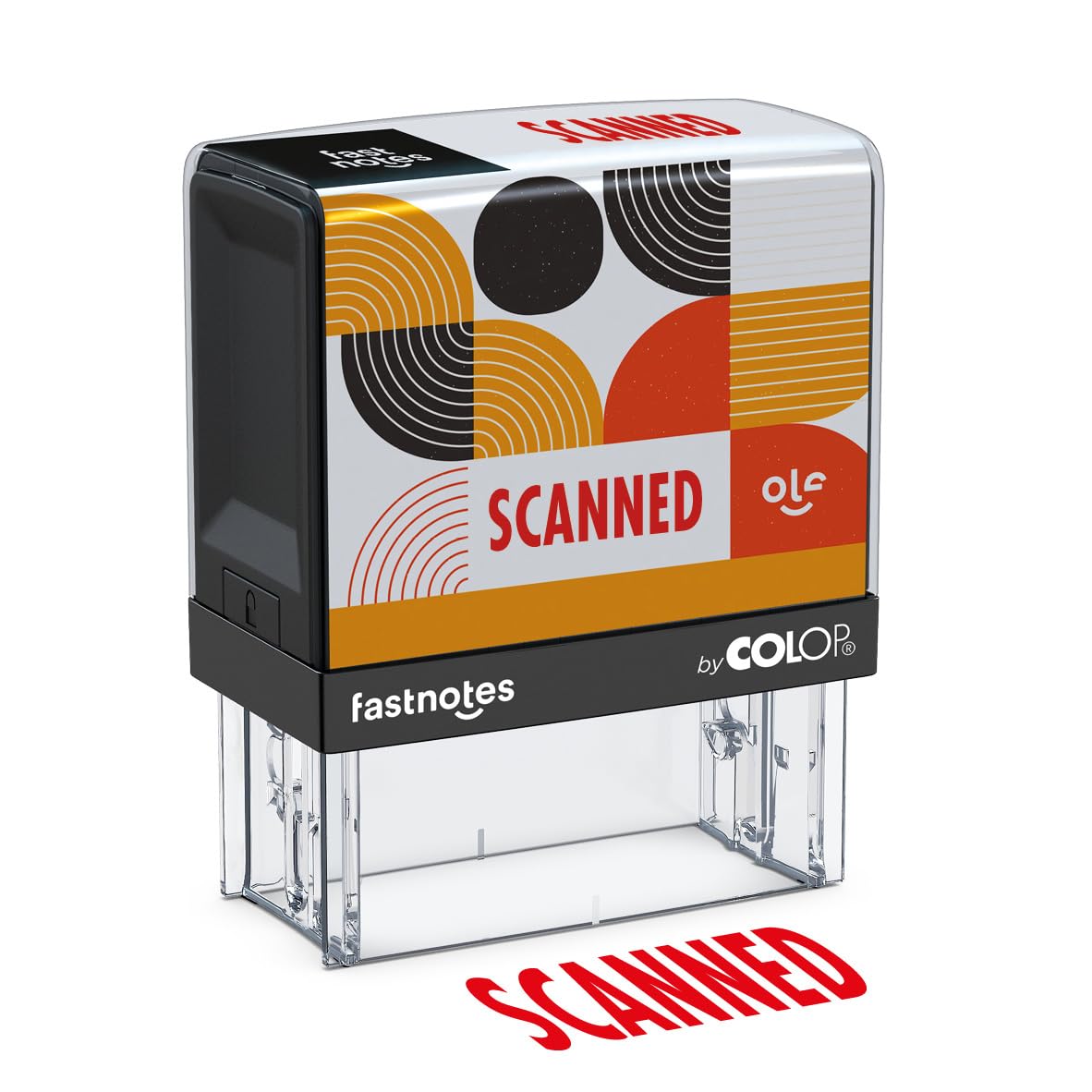 Amazon.com: Fastnotes Scanned Self-Inking Rubber Stamp by COLOP - Great ...