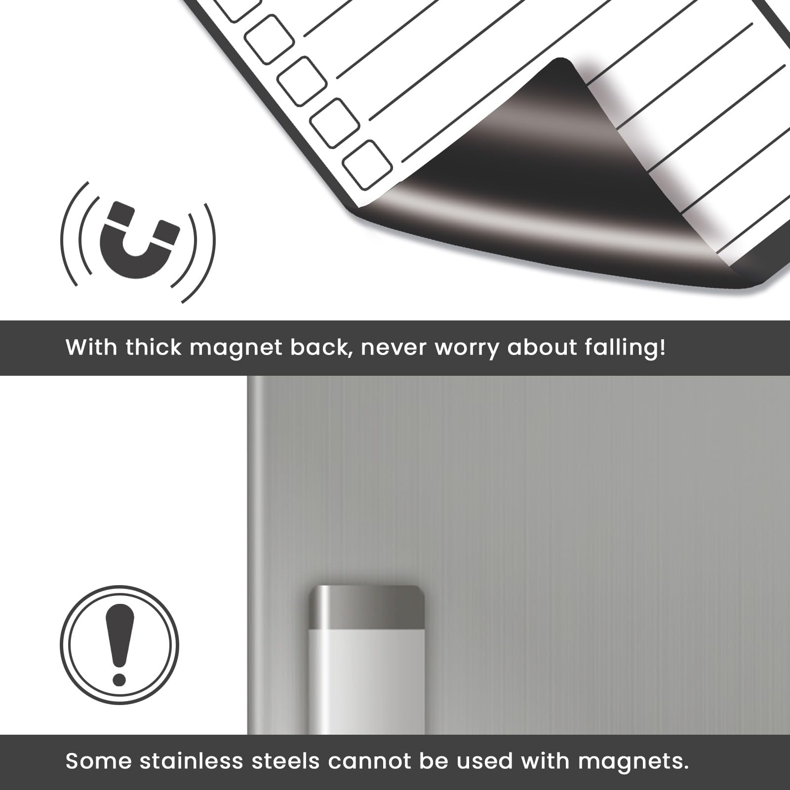 Snapklik.com : ALEZEL Magnetic To Do List White Board For Fridge ...