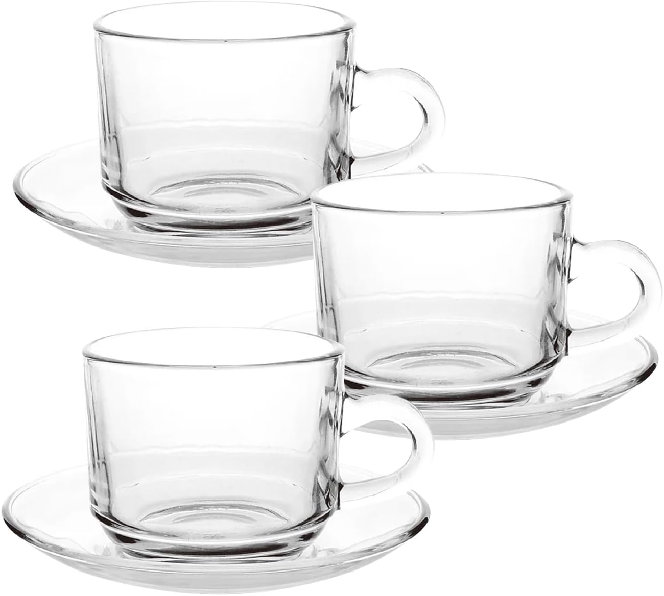 OCEAN TEA SAUCER AND STACK TEA CUP 6 PCS SET, GS000006, Espresso Cup ...