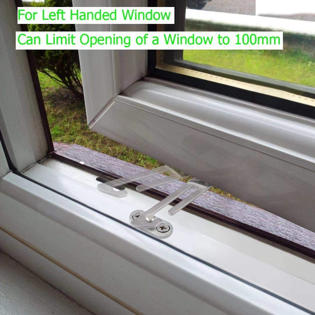 Buy Yantan 4 Pack Window Restrictor Locks Window Restrictor Hook Steel ...