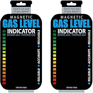 Amazon.com : 2Pcs Black Practical Propane Butane LPG Fuel Gas Tank ...