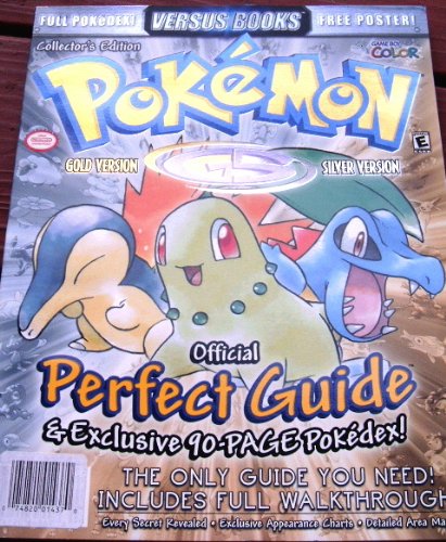 Versus Books Pokemon Gold & Silver Perfect Guide (DE LUXE Metal Foil ...