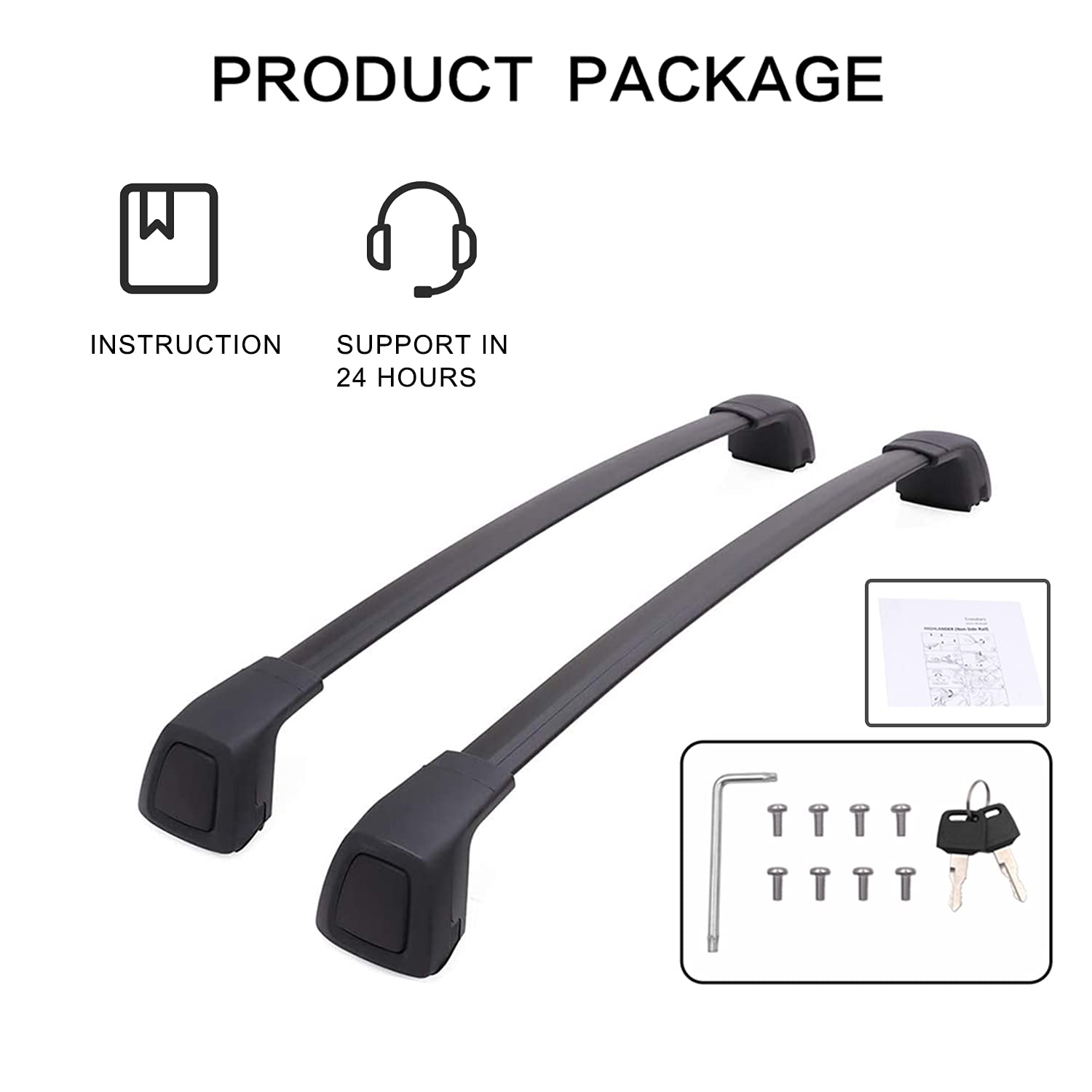 Snailfly Upgraded Crossbar Fit for 2022 2023 Hyundai Tucson SE SEL N ...