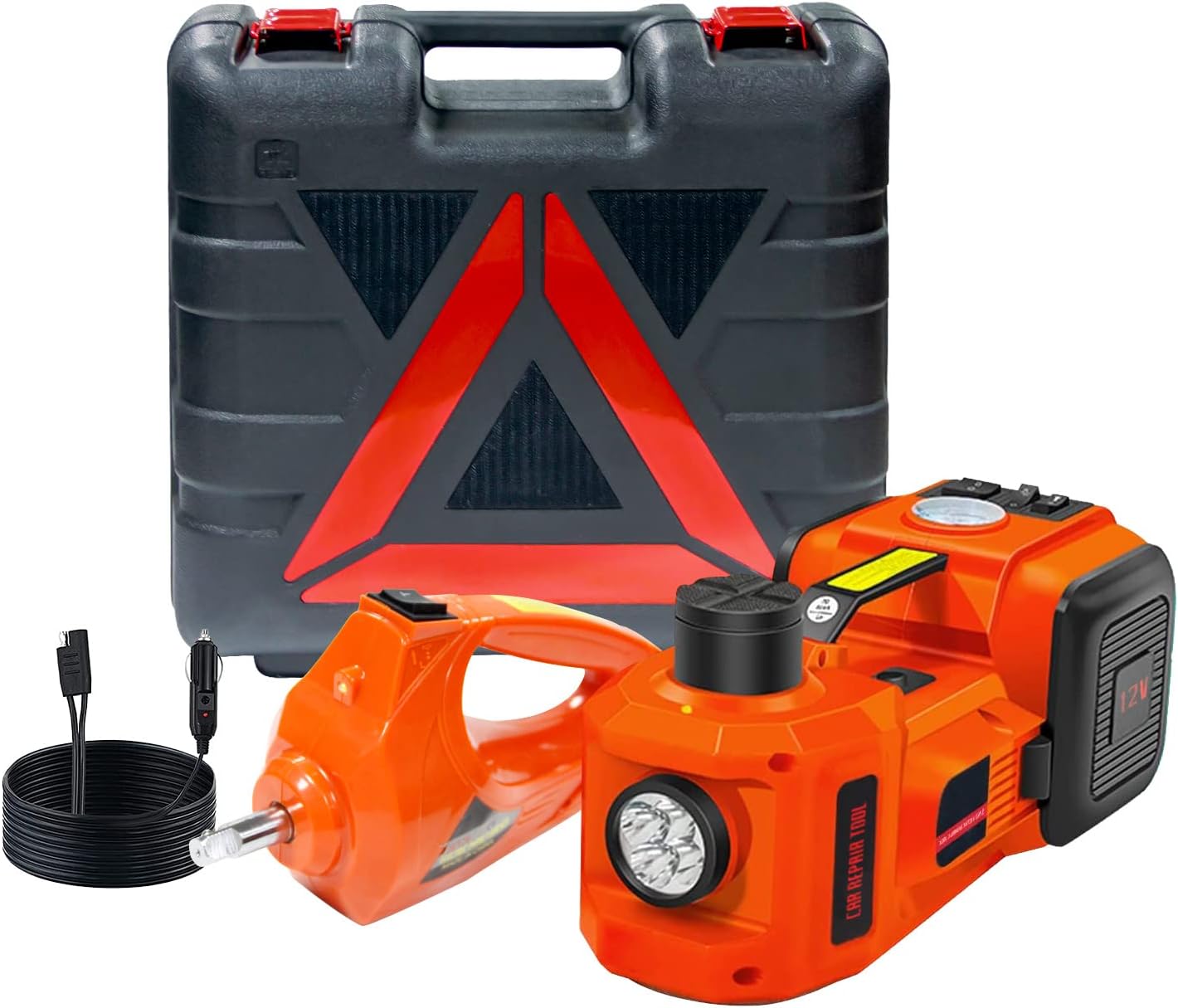 Amazon.com: KIMHI Electric Car Jack Kit 5Ton 12V Hydraulic Car Jack ...