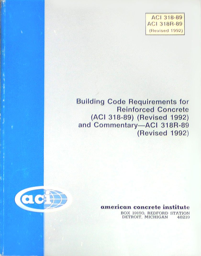 Building Code Requirements for Reinforced Concrete 1992 Revision (Aci ...