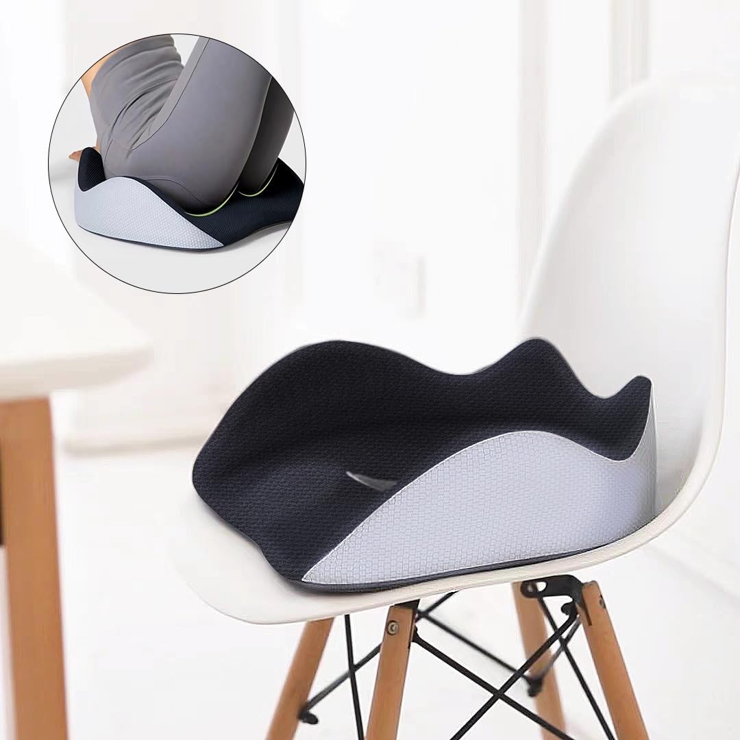Amazon.com: GAGAMOTEYA Memory Foam Seat Cushion for Office/Desk Chair ...