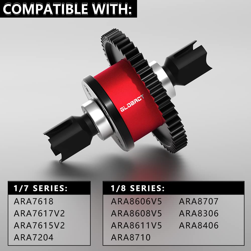 Arrma Kraton GLOBACT Steel 50T Center Diff Set Differential With ...