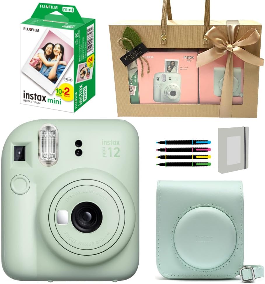 Amazon.co.jp: Fujifilm Instant Camera Instax Mini 12 Wrapping Box, 2 ...