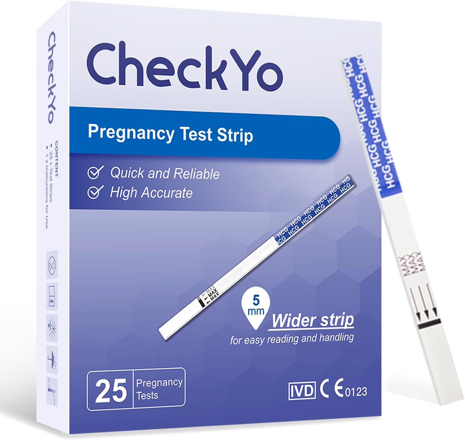 Amazon.com: MomMed Pregnancy Test Kit, 20 HCG Test Strips with 20 Free ...