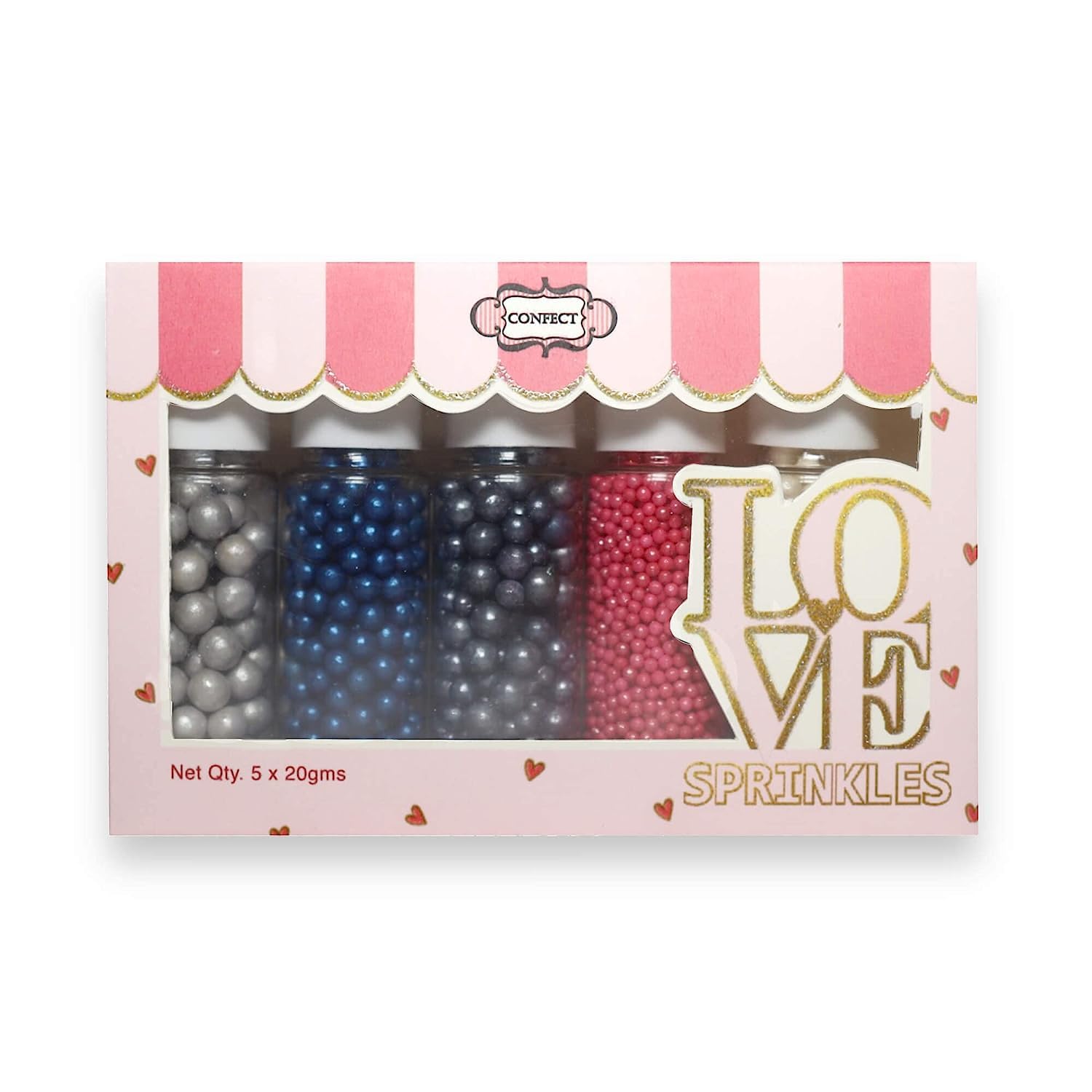 Amazon.com: Confect Sprinkles Retro Pop Disco Ball Mashup Sprinkles Mix ...