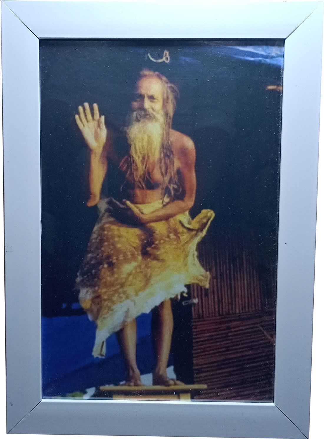 aldomin Devraha Baba Religious Photo Framed for Wall, Table, Mandir ...