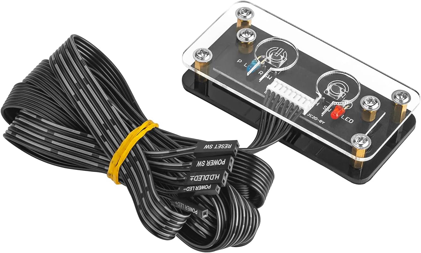 Amazon.com: PC Power Button, Desktop Power Button PC External Power ...