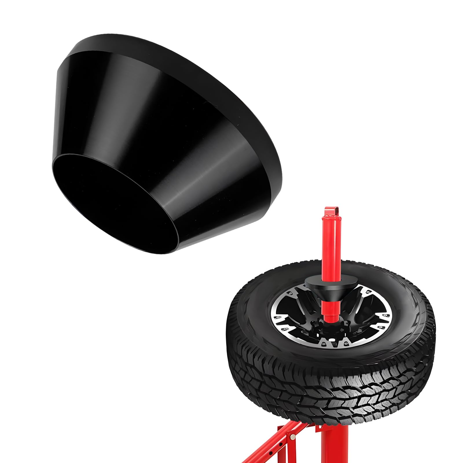 Snapklik.com : Povtii Manual Tire Changer Centering Cone, Aluminum ...