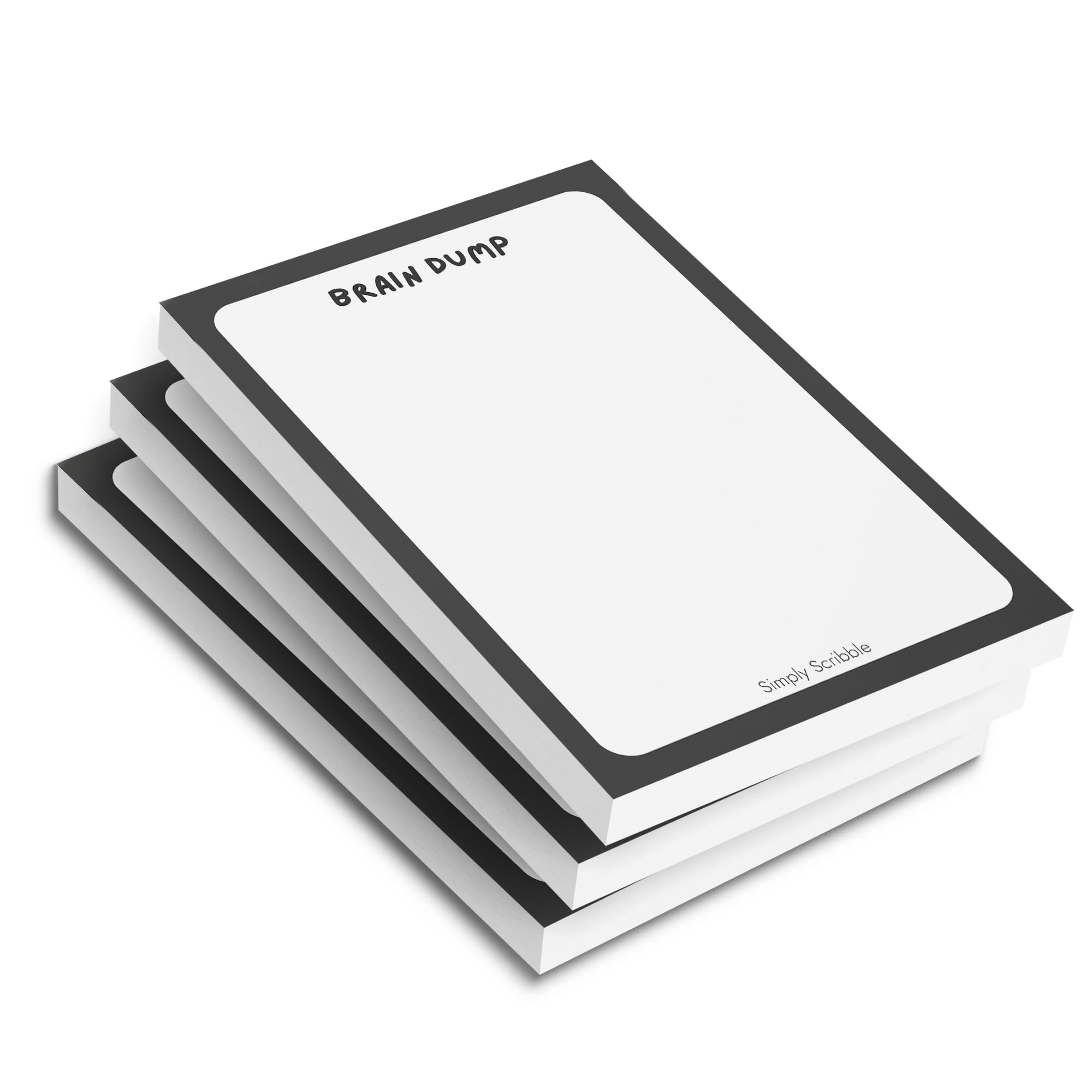 Simply Scribble Tear-off Notepads:A6 Sized | 50 Sheets | 100 GSM (Pack ...