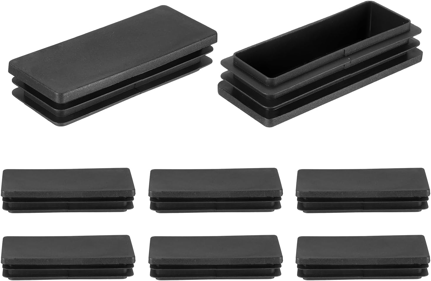 Amazon.com: uxcell 8 Pcs Rectangle Tubing End Caps 4 x 1 19/32 Inch ...