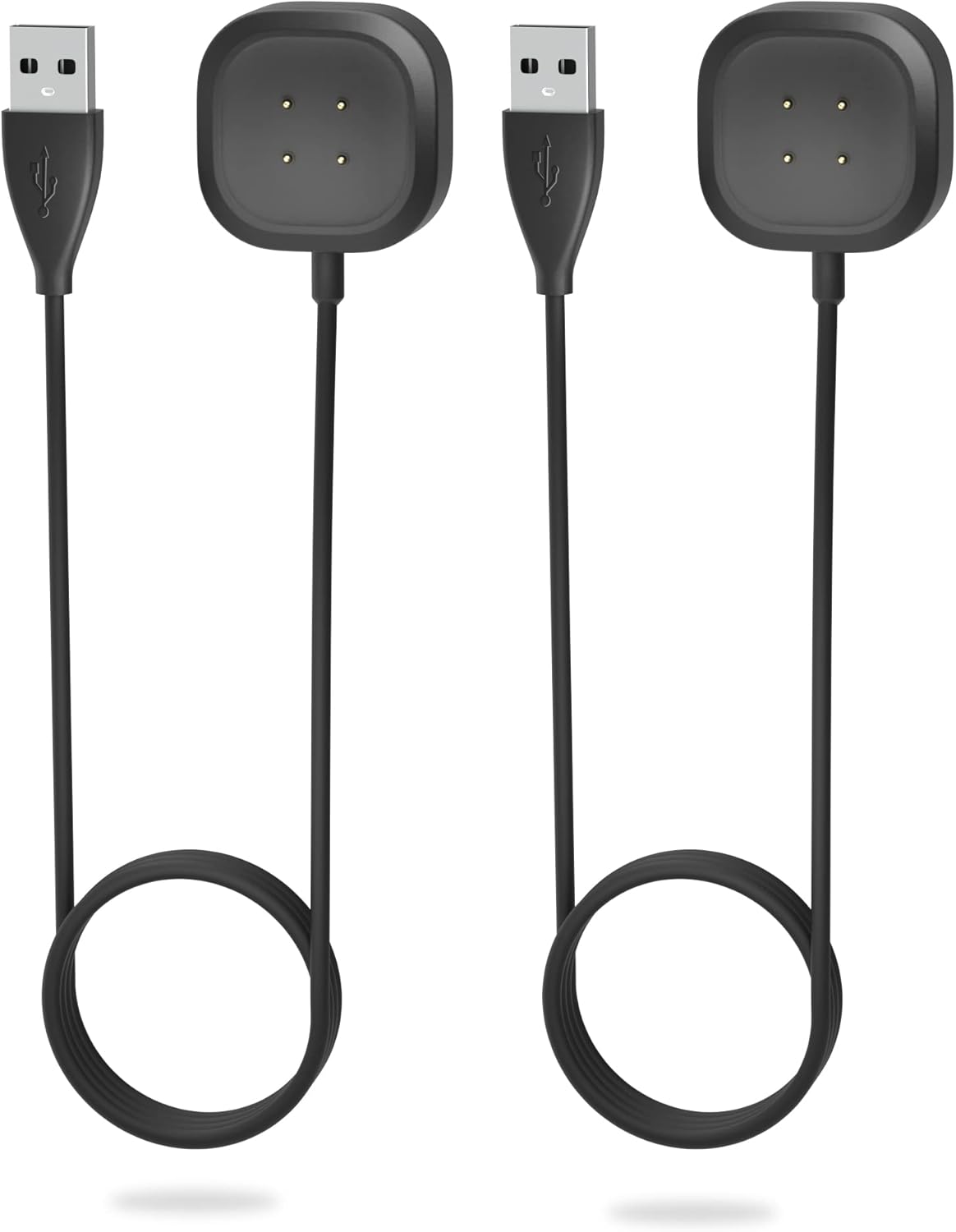 Amazon.com: Sinoacc Charger for Fitbit Sense Versa 3 Smartwatch 3.3Ft ...