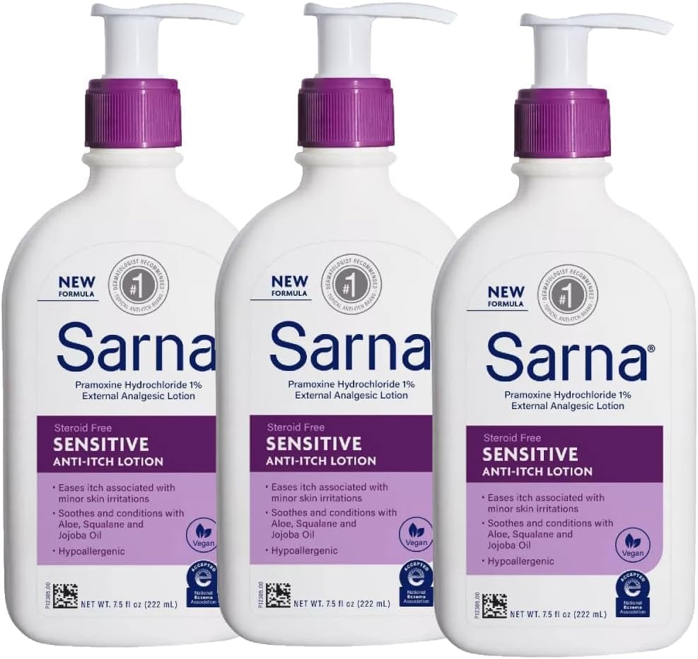 Amazon.com: Sarna Calm + Cool Anti-Itch Lotion 7.5 Fl. Oz. (Pack of 2 ...