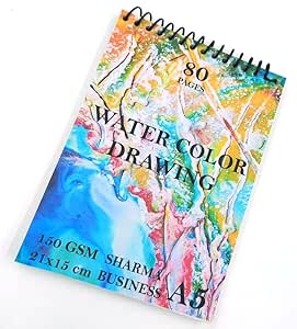 REDGE A5 Sketch Book for Artists, 150 GSM Paper for Artists, 150 GSM Paper, Pack of 1, Size ...