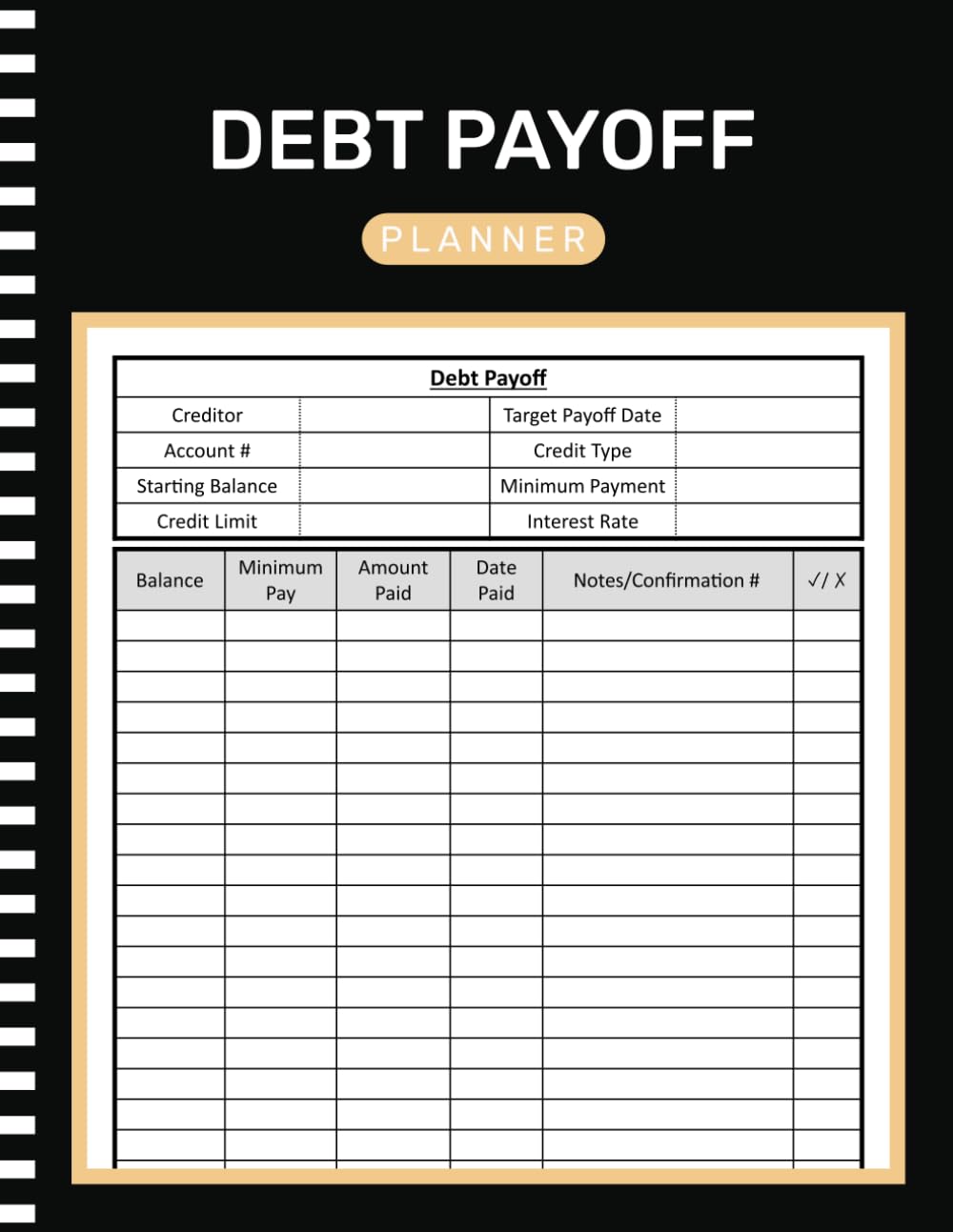 Amazon.com: Debt Payoff Planner: Simple Debt Payment Tracker to Pay off ...