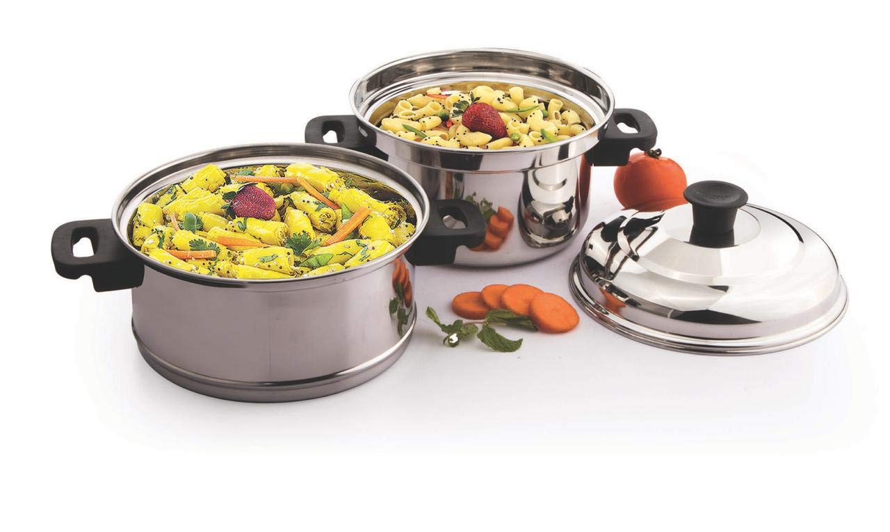 LUXURIA STAINLESS STEEL MULTIPURPOSE STEAMER/MOMO MAKER/MODAK MAKER ...