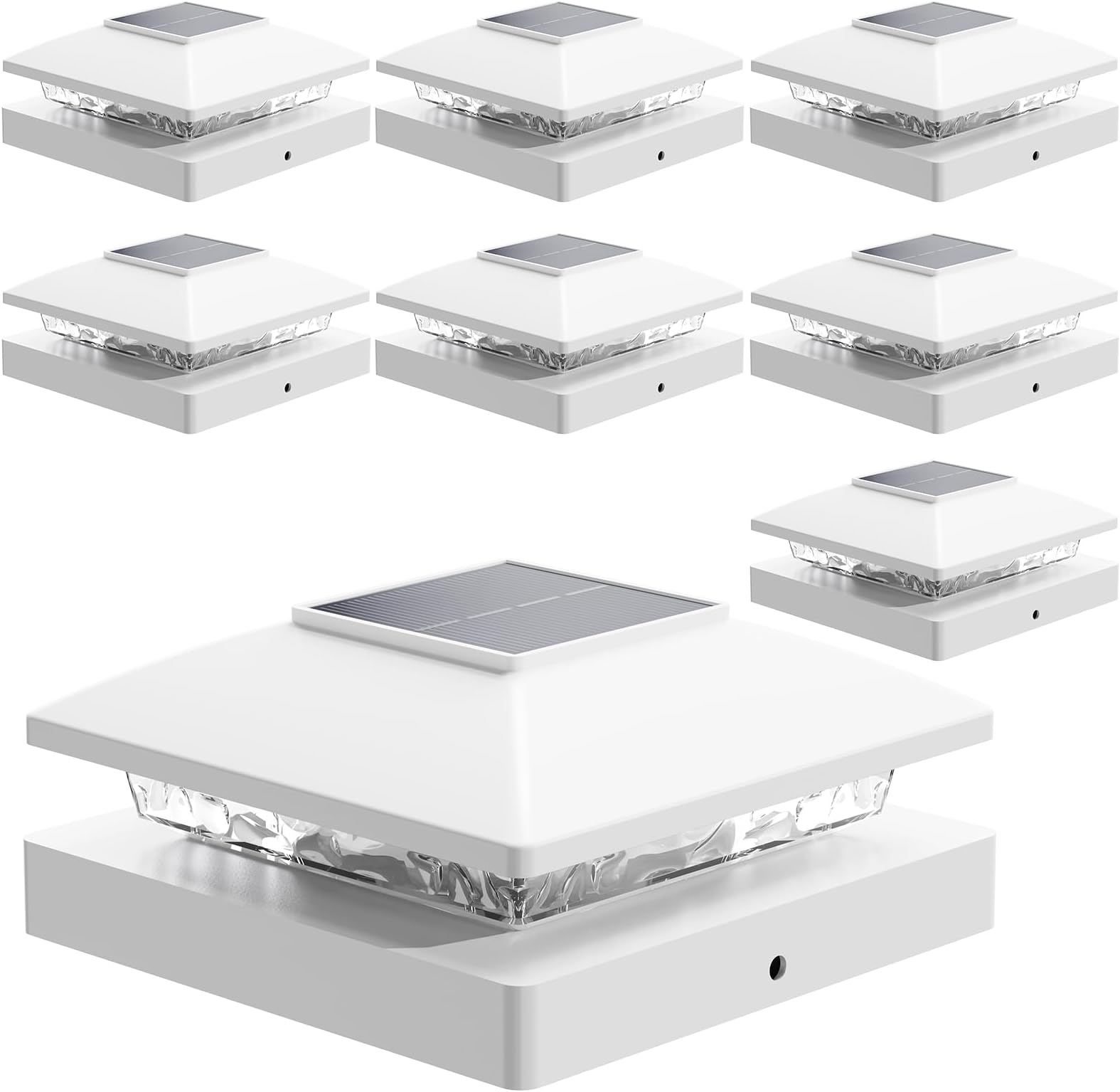 GreenLighting Solar Post Cap Lights 4x4 5x5 - Fence Post Lights ...