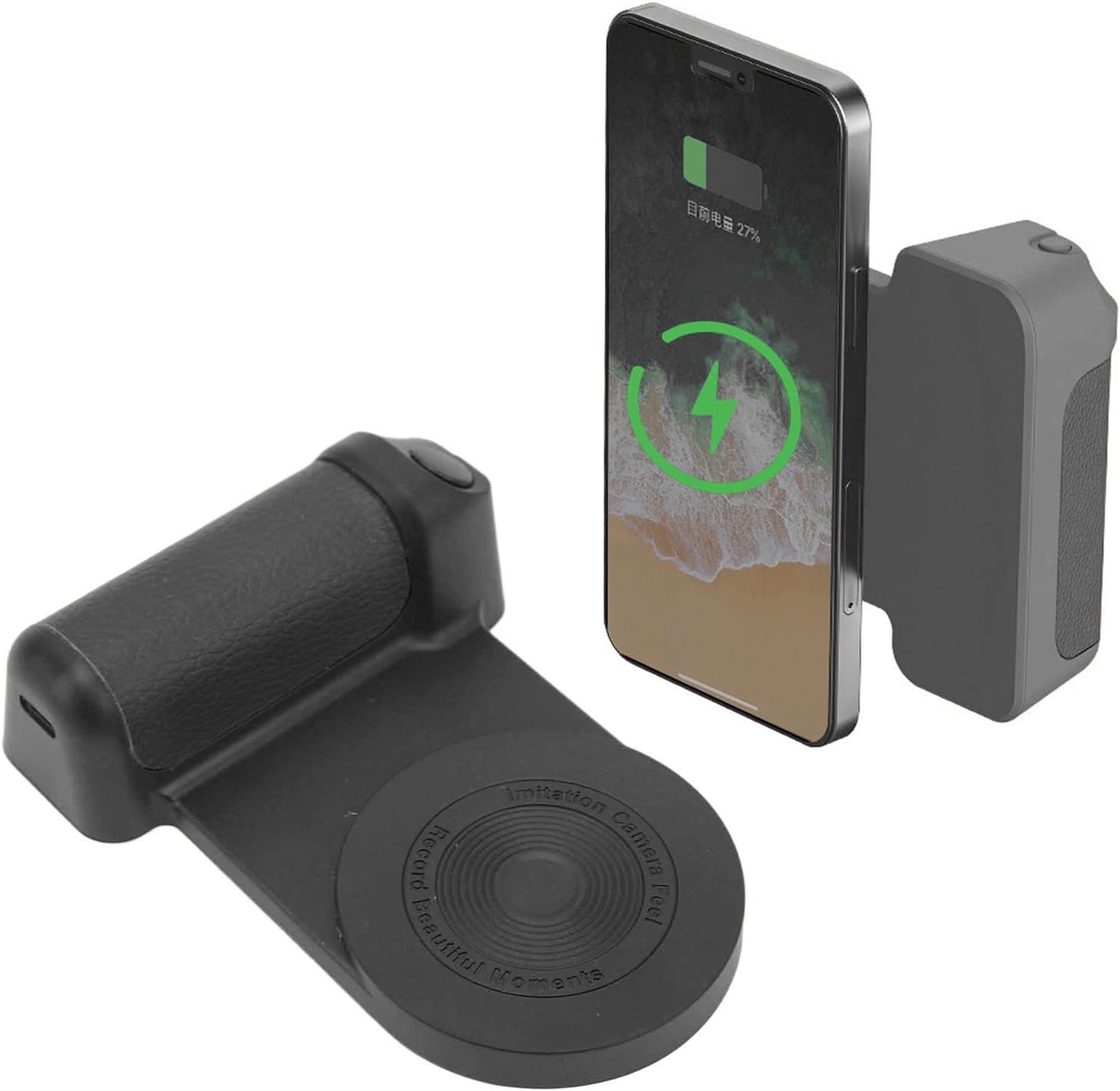 HAFOKO Magnetic Smartphone CapGrip Camera Cell Phone Selfie Grip Handle ...