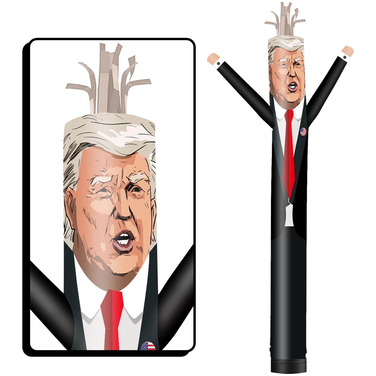 Amazon.com: GOODENY 20FT Tall Donald Trump Inflatable Tube Man (18 ...