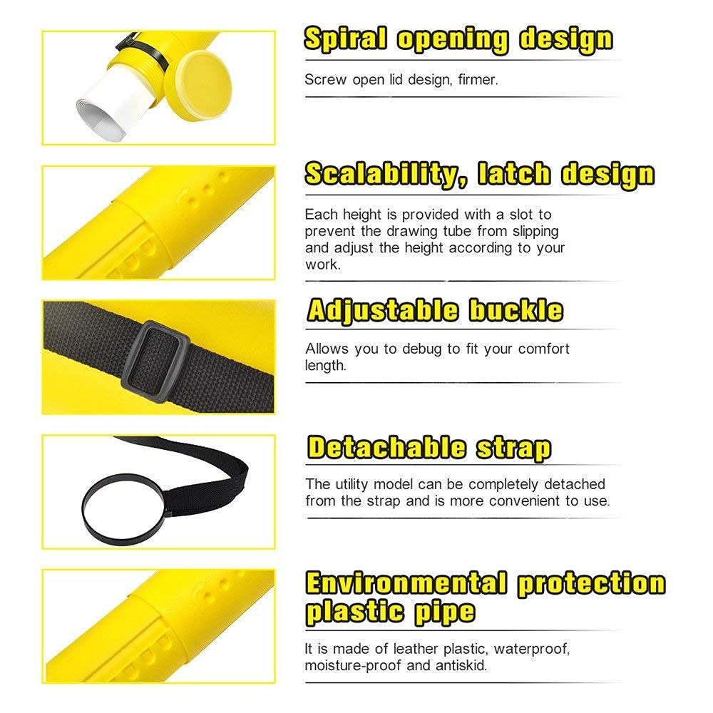 Snapklik.com : DEWEL Document Tube,Plastic Expanding Poster/Art ...