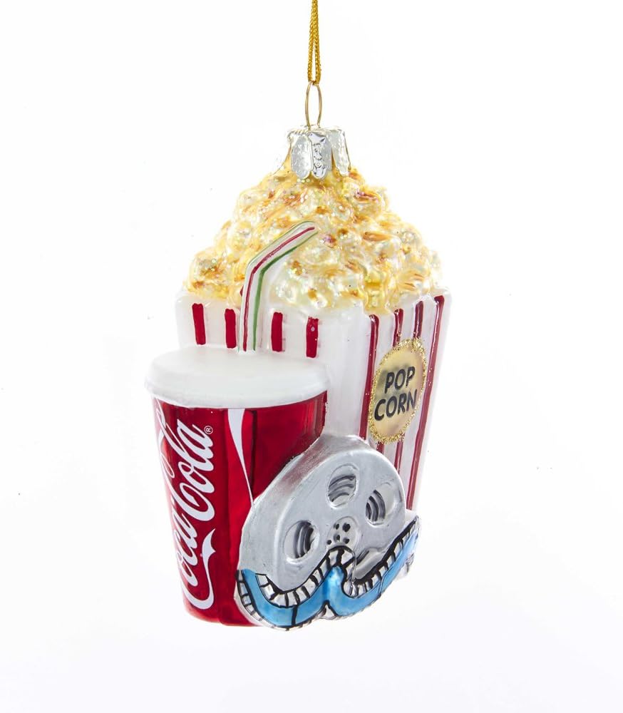 Amazon.com: Crispy Popcorn Bucket for Movie Enthusiast - Blown Glass ...