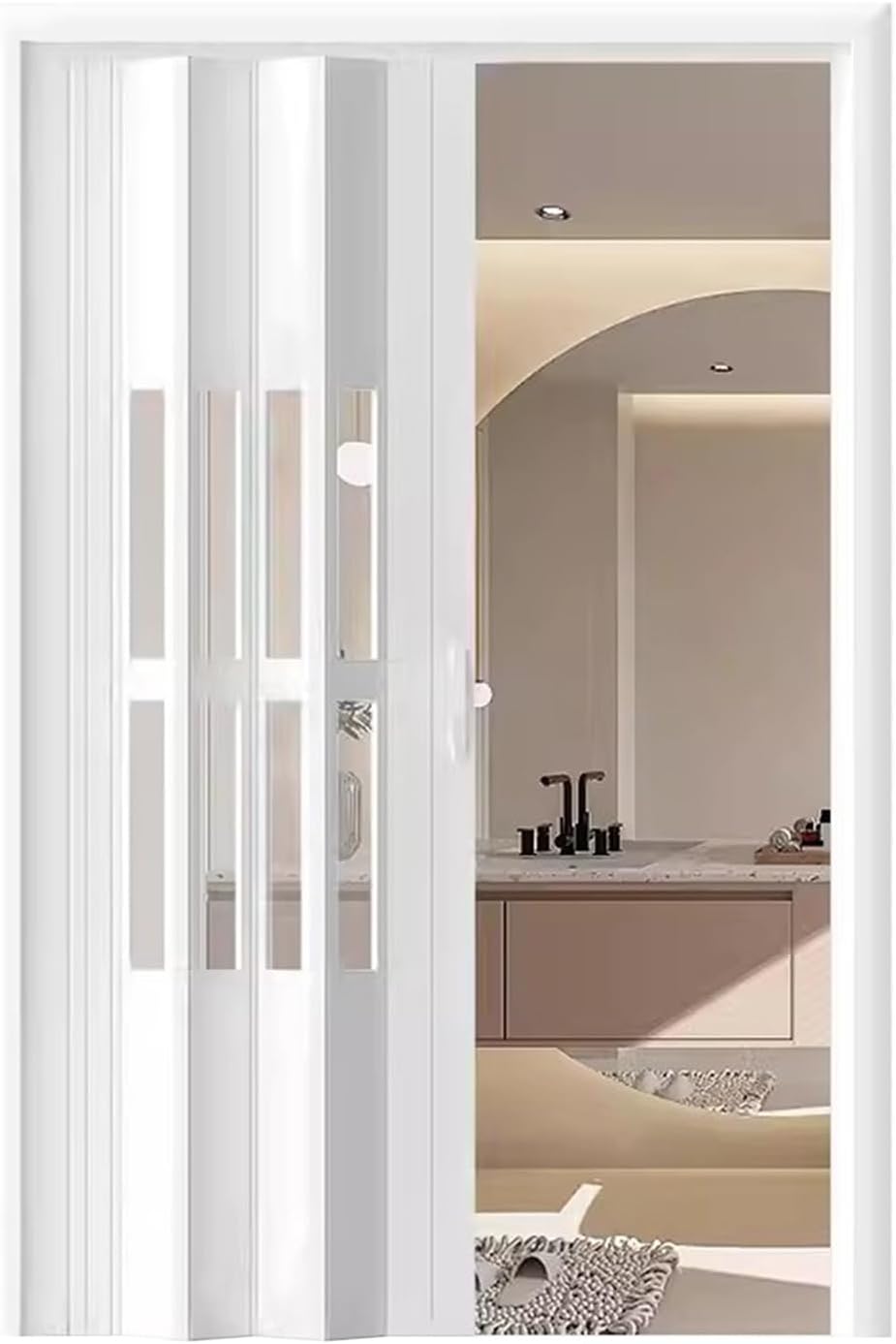 Concertina Door Internal Concertina Doors Kit - Aluminum and Clear ...