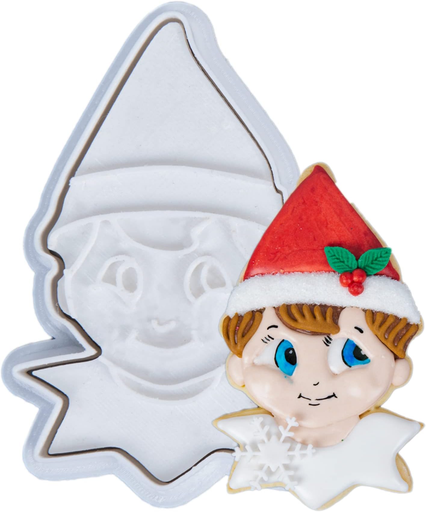 Amazon.com: Cute Elf Cookie Cutter 4.25 Inch - Hand Made in the USA ...