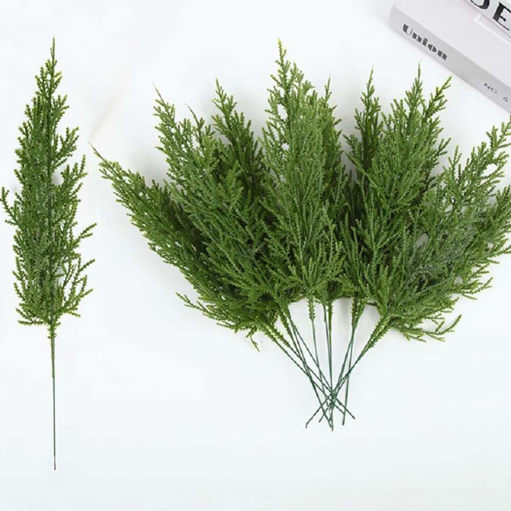 Amazon.com: ZYP 40Pcs Artificial Pine Needles Branch,Christmas Faux ...