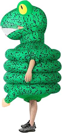 Amazon.com: COMIN Snake Inflatables Funny Costume for Adults,Blow Up ...