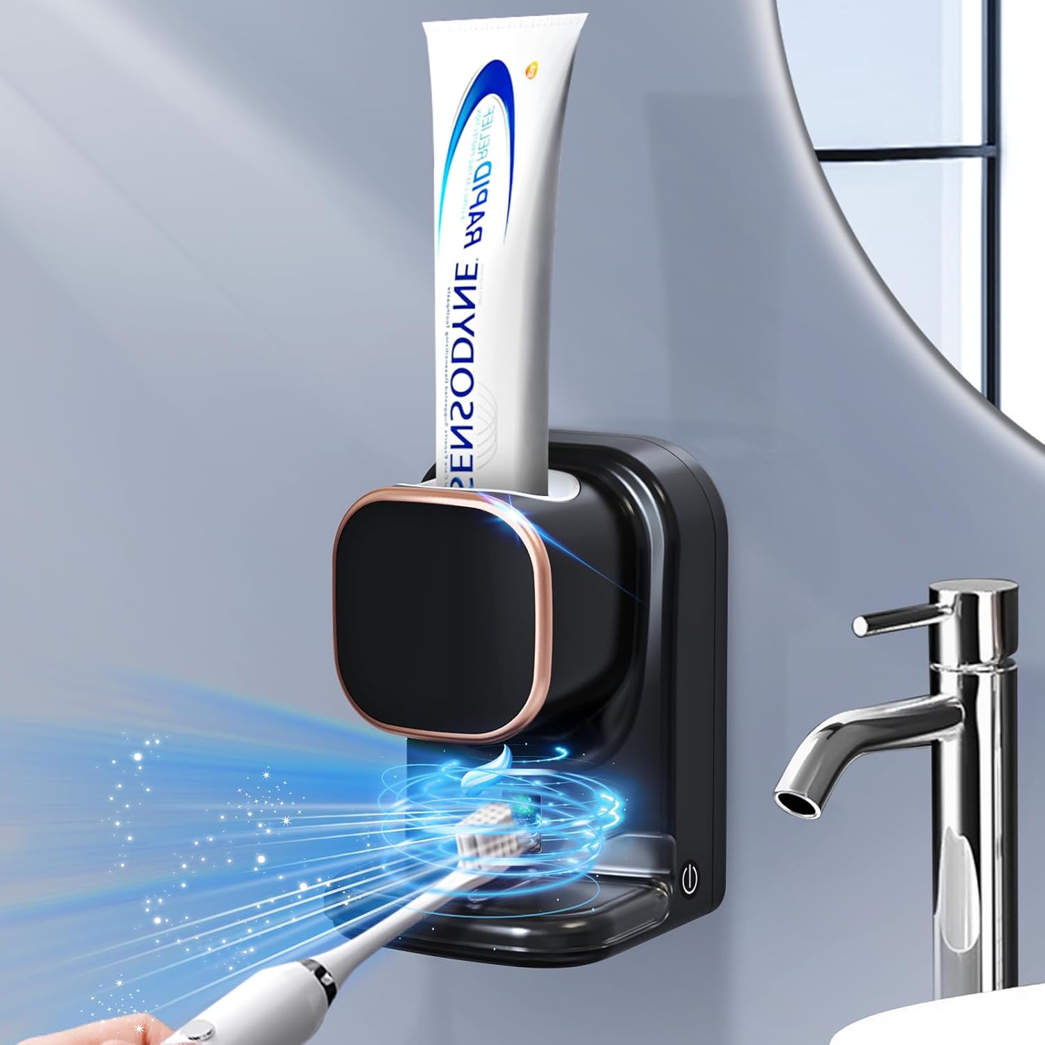 Amazon.com: Automatic Toothpaste Dispenser,Wall Mounted Electric ...